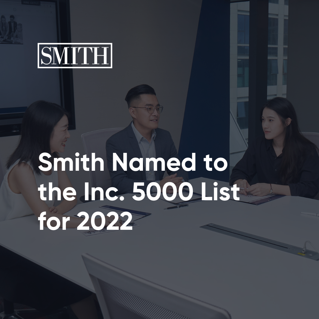 Smith Named to the Inc. 5000 List for 2022 - Smith