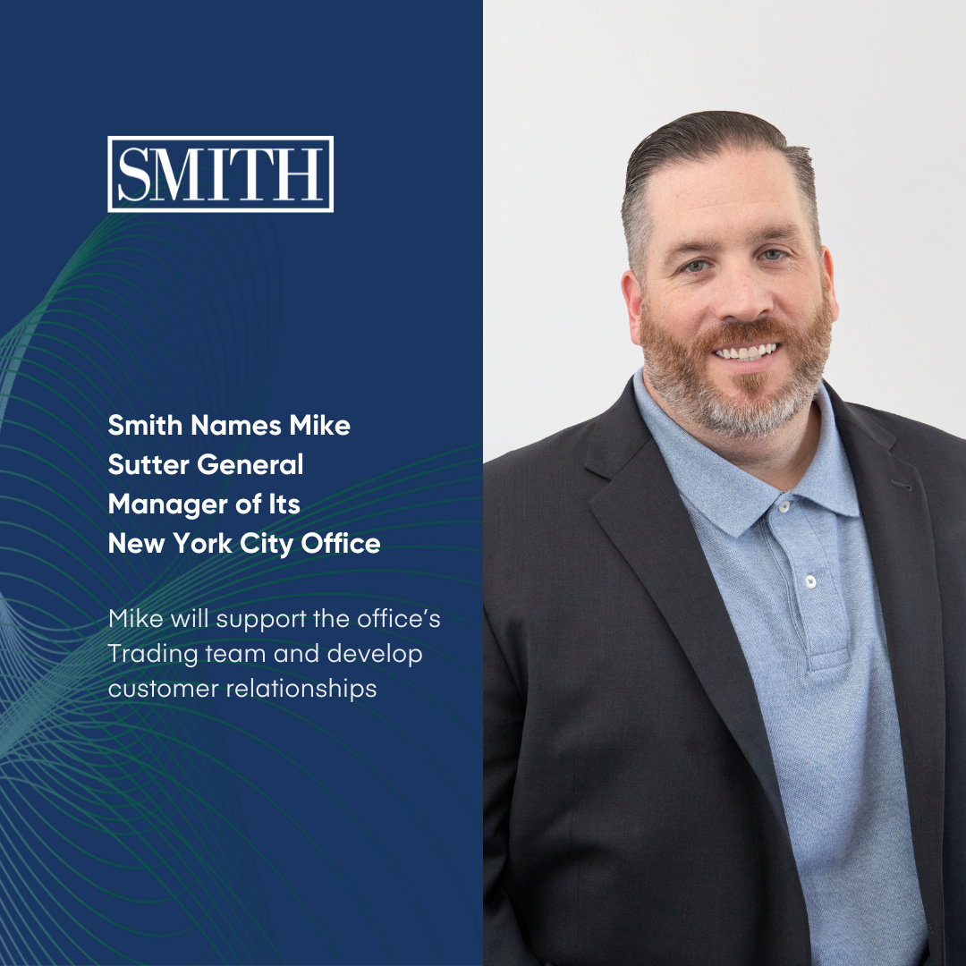 Smith Names Mike Sutter General Manager of Its New York City Office - Smith