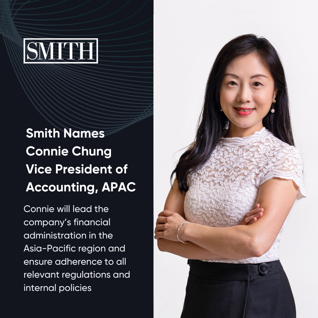 Smith Names Connie Chung Vice President of Accounting, APAC - Smith